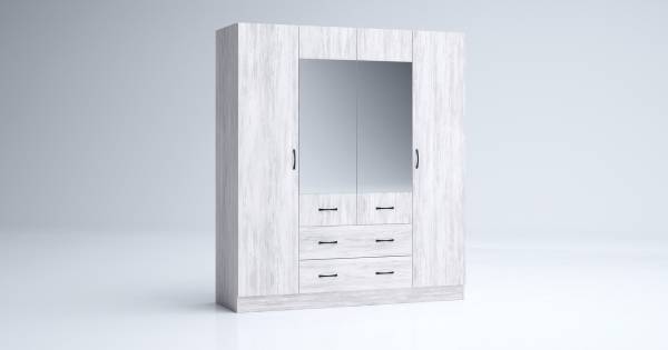 Четирикрилен гардероб Аполо 9 - Топ Цени | Мебели Онлайн Orhideamebel.com